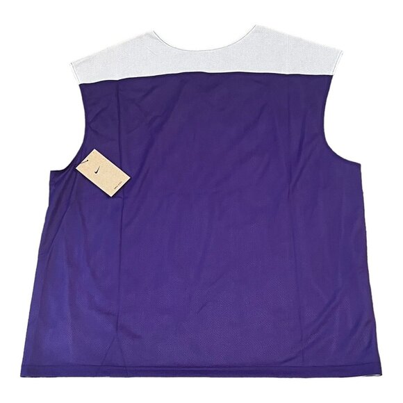 Nike | Shirts | Nike Reversible Pinnie Lacrosse Jersey Mens Tank Purple ...